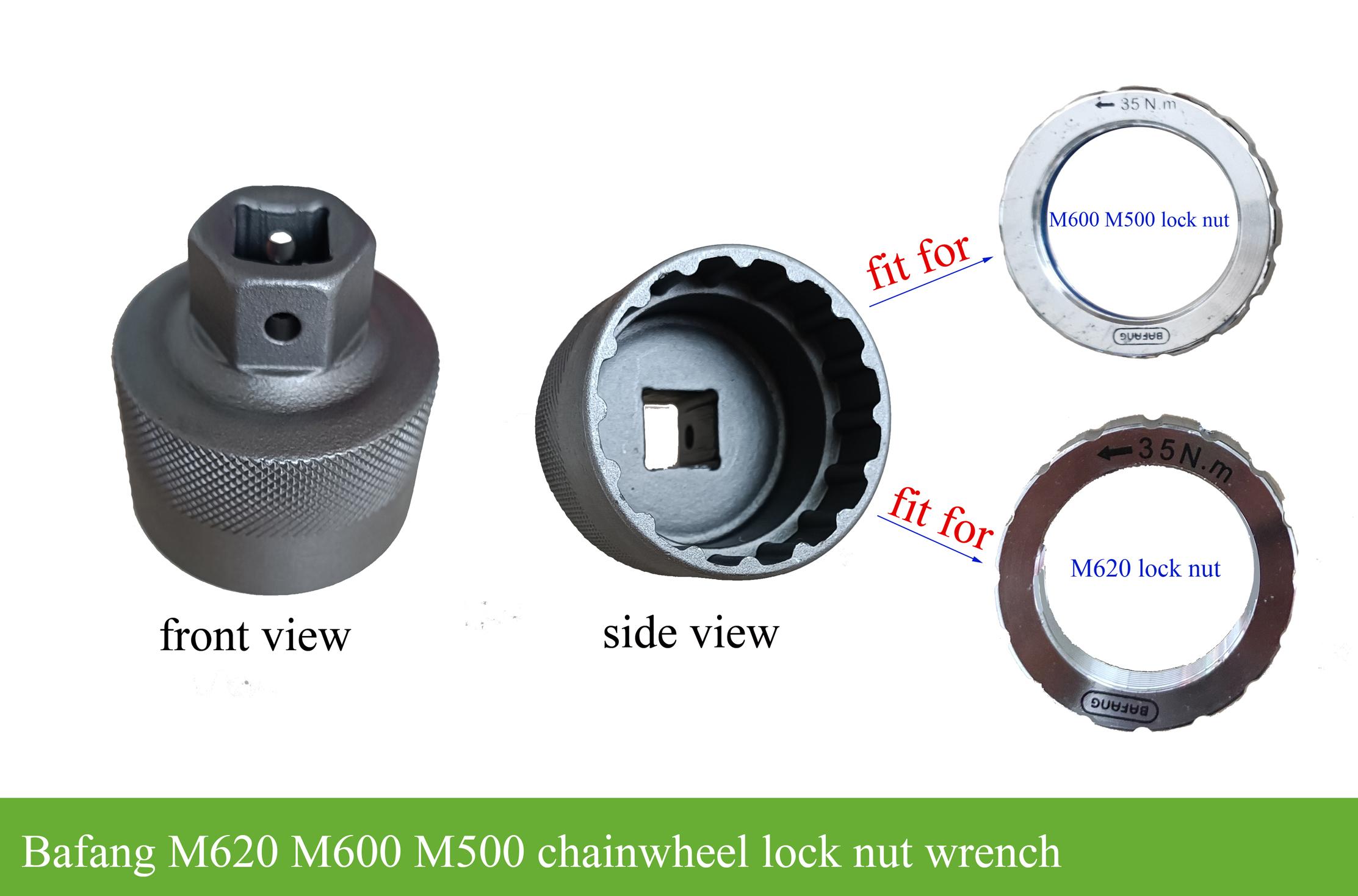 Bafang M620 G510 M600 M500 M420 chainwheel lock nut wrench GreenBikeKit
