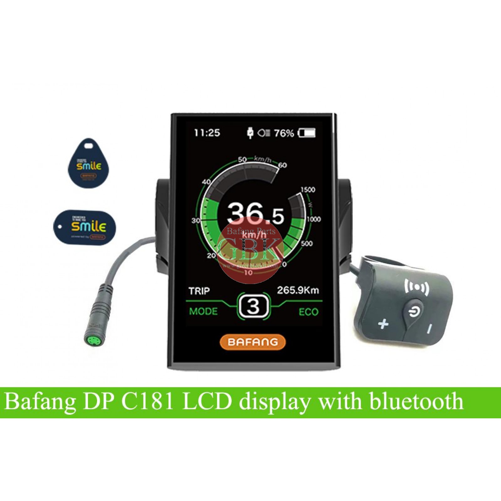 dpc18 display for Bafang BBS01B/ BBS02B/ BBSHD/ Ultra M620 mid motors ...