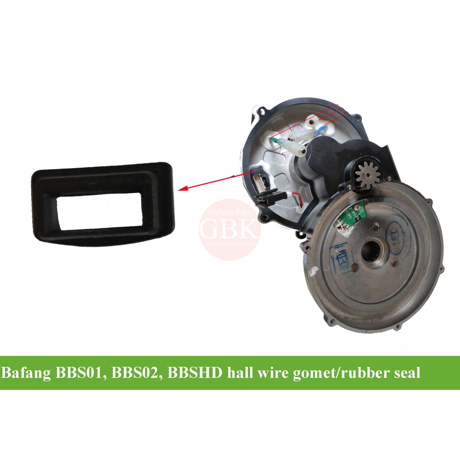 BBS hall gomet sealing/BBS01/BBS02 hall sensor wire rubber gaske/BBSHD ...