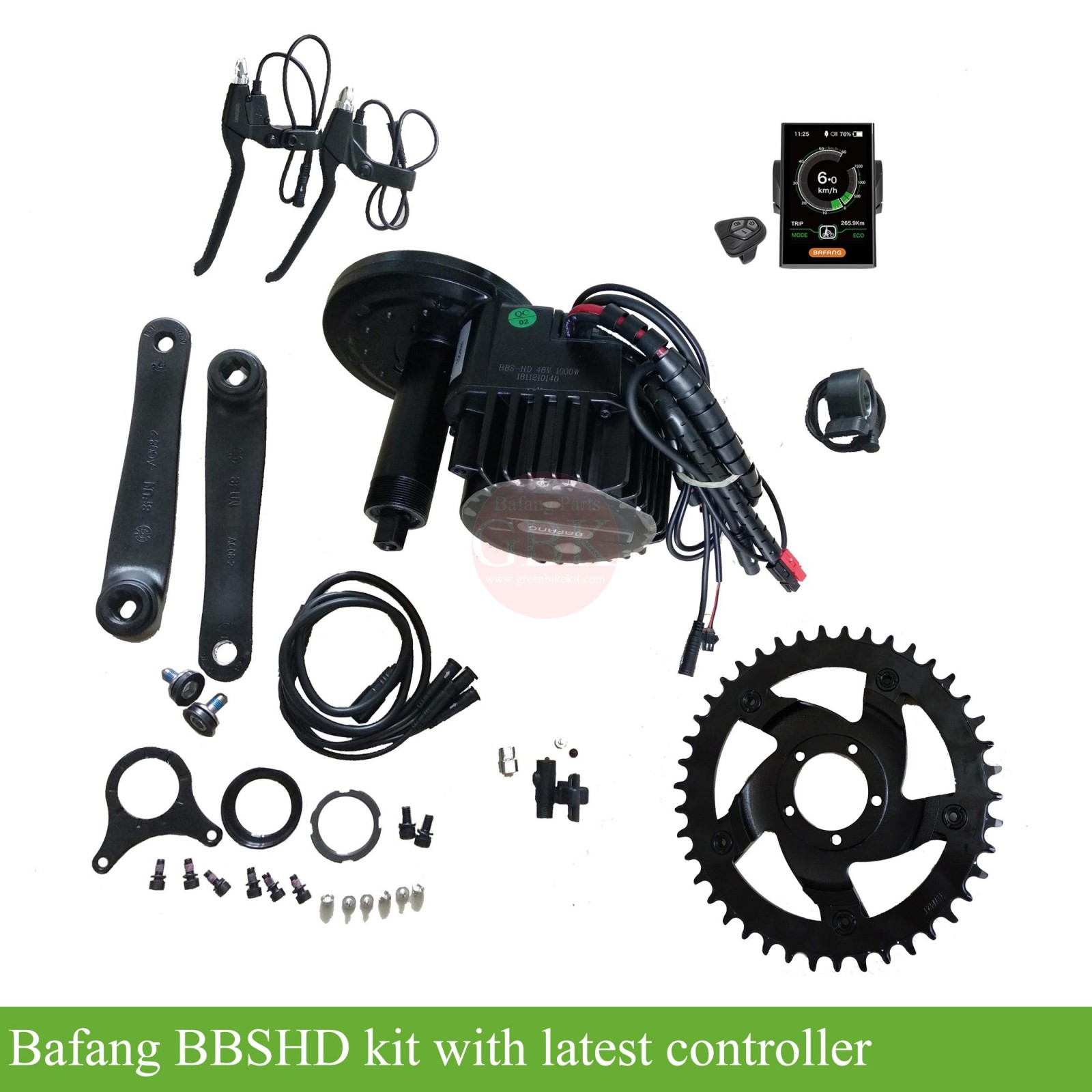 Bafang BBSHD 52V 1000W kit-Greenbikekit.com BBS, ebike batteries, Bafang M620, Bafang M600 ...