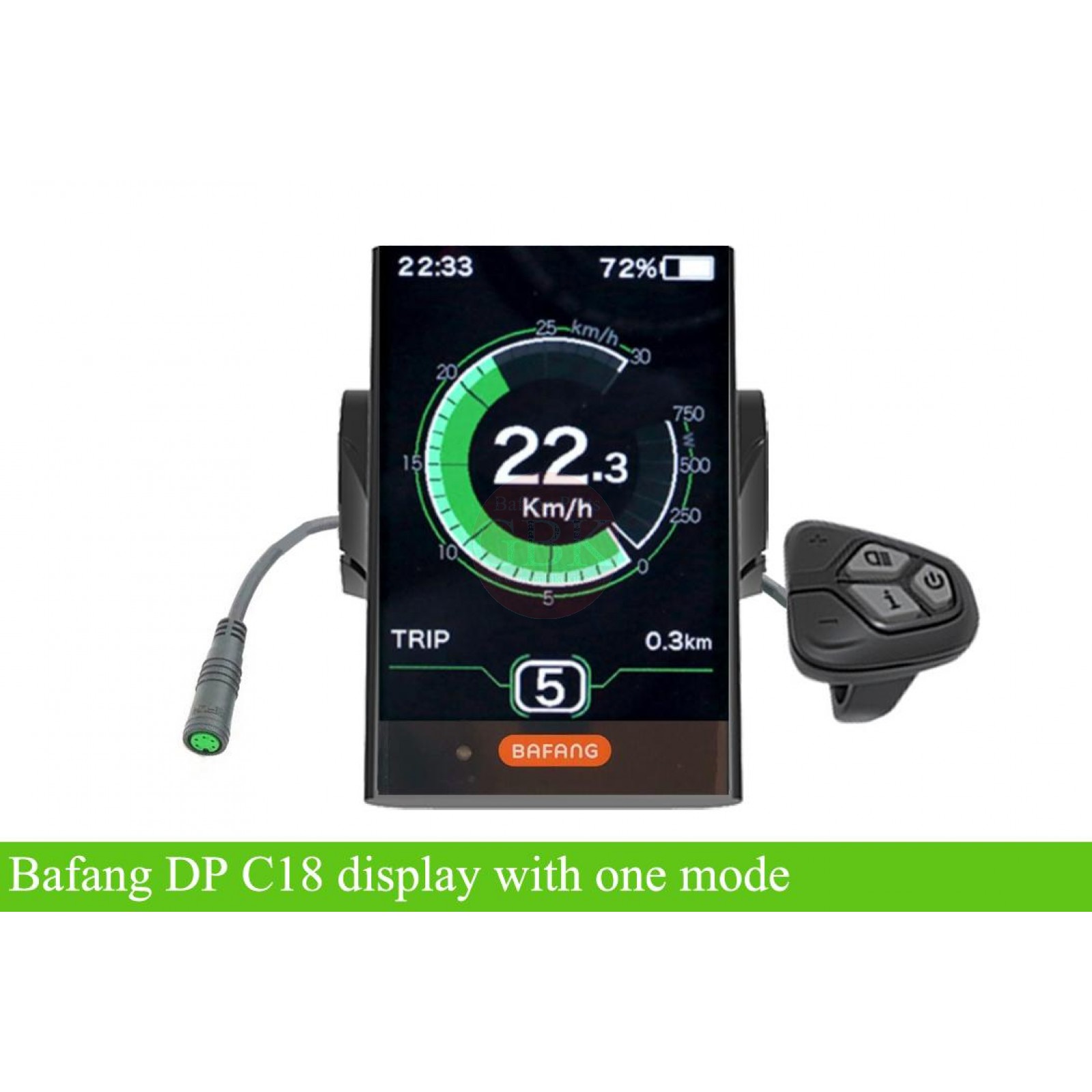 Bafang DP C18 display for Bafang BBS/ Ultra M620 motors-Greenbikekit ...