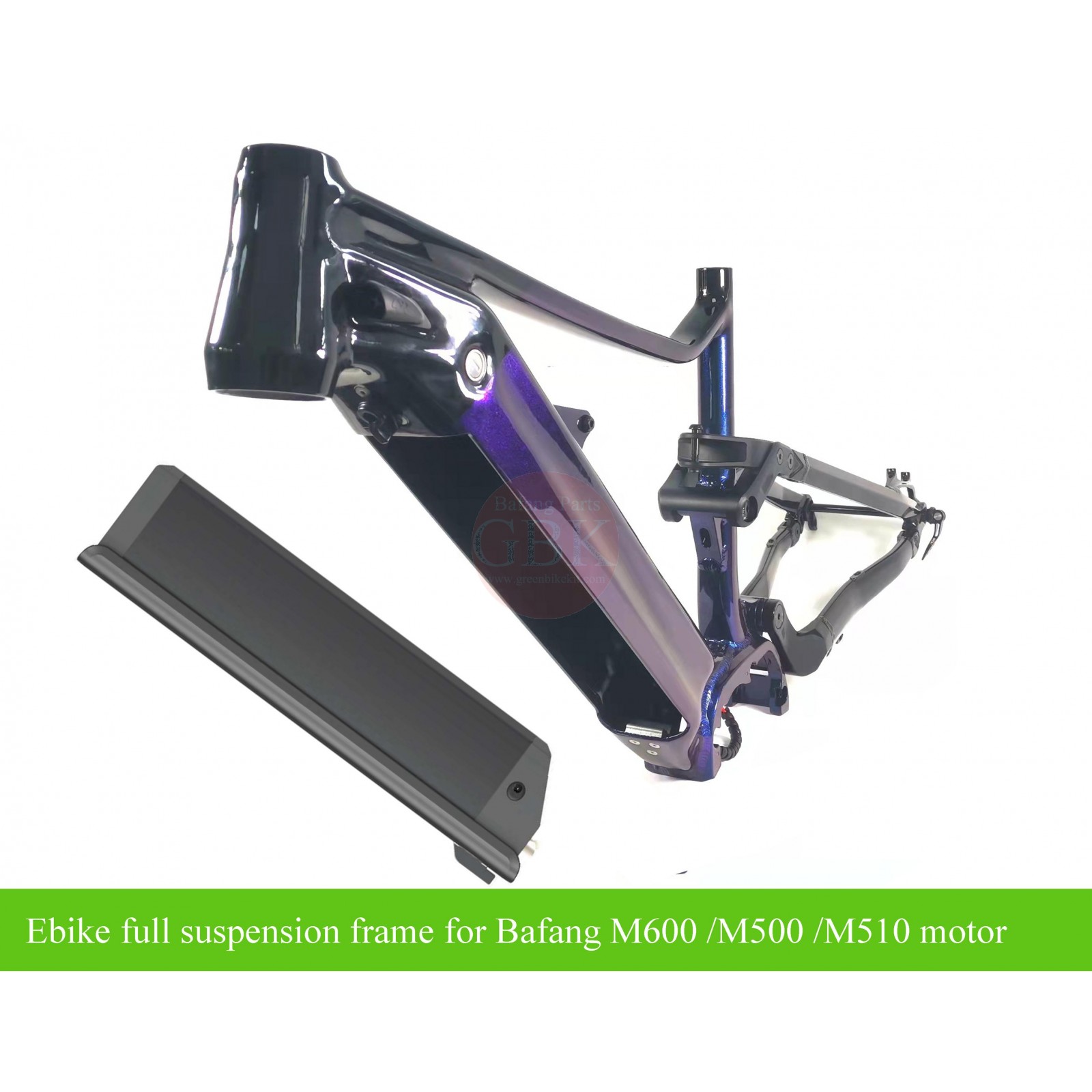Dengfu E22 carbon frame /full suspension Alloy frame for Bafang M600 /M500 /M510 motor ...