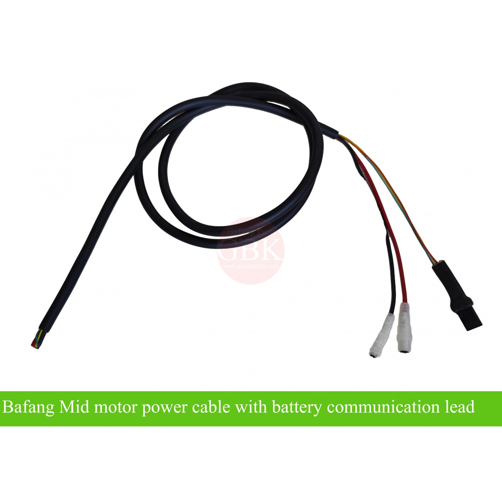 Bafang battery cable with bullet connector and battery communication ...