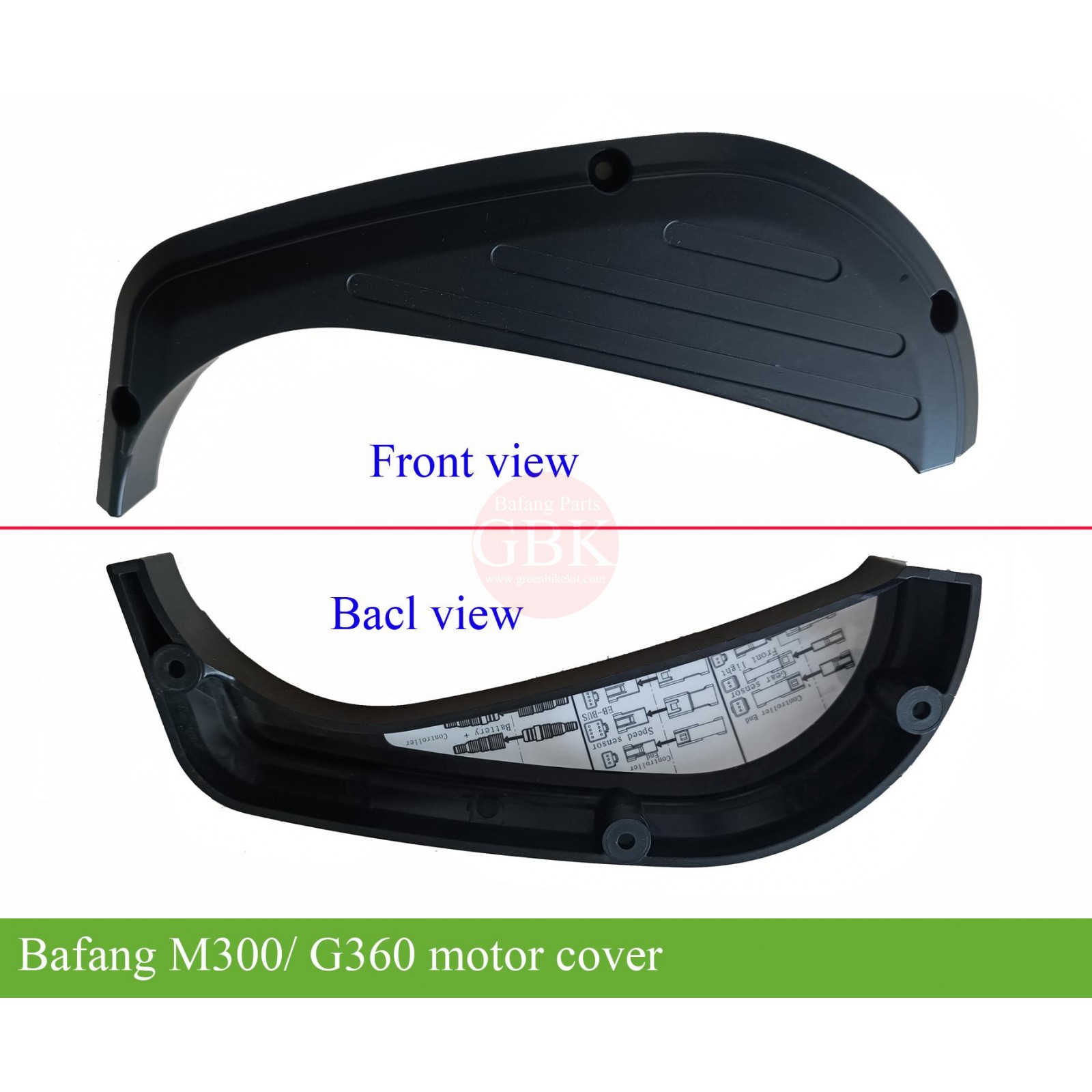 Bafang M300 G360 motor plastic cover/guard for replacement-Greenbikekit ...