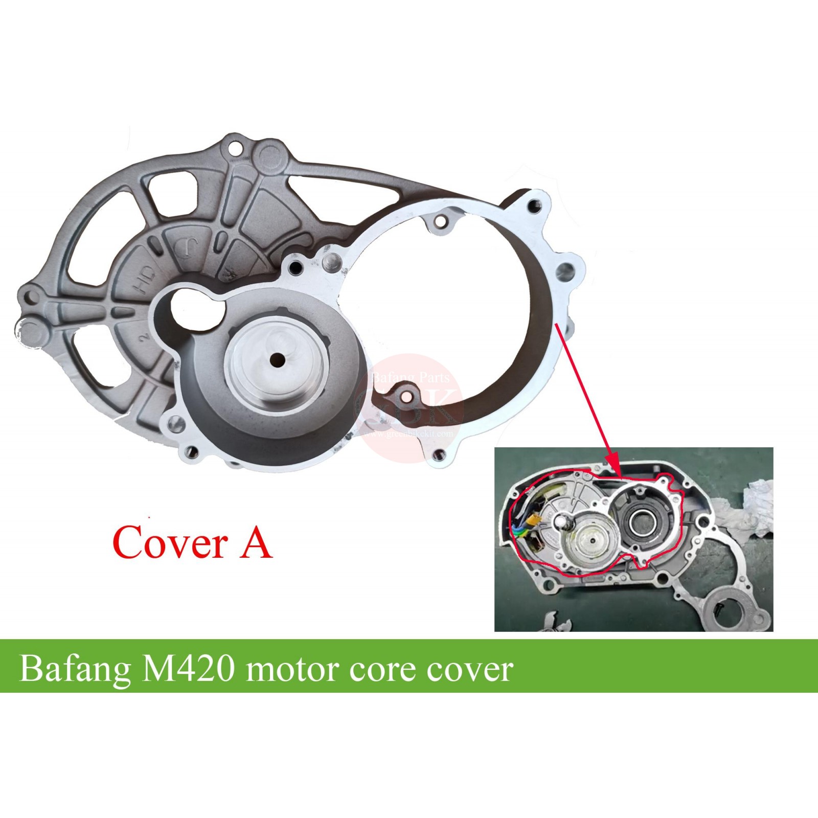 Bafang M420 motor nylon gear cover /motor core cover-Greenbikekit.com ...