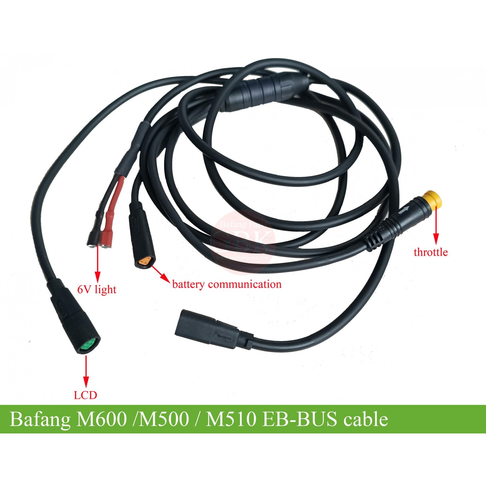 Bafang M820 M800 M600 M560 M820 M510 M410 M200 M820 motor EB-bus Cable-greenbikekit.com BBS ...