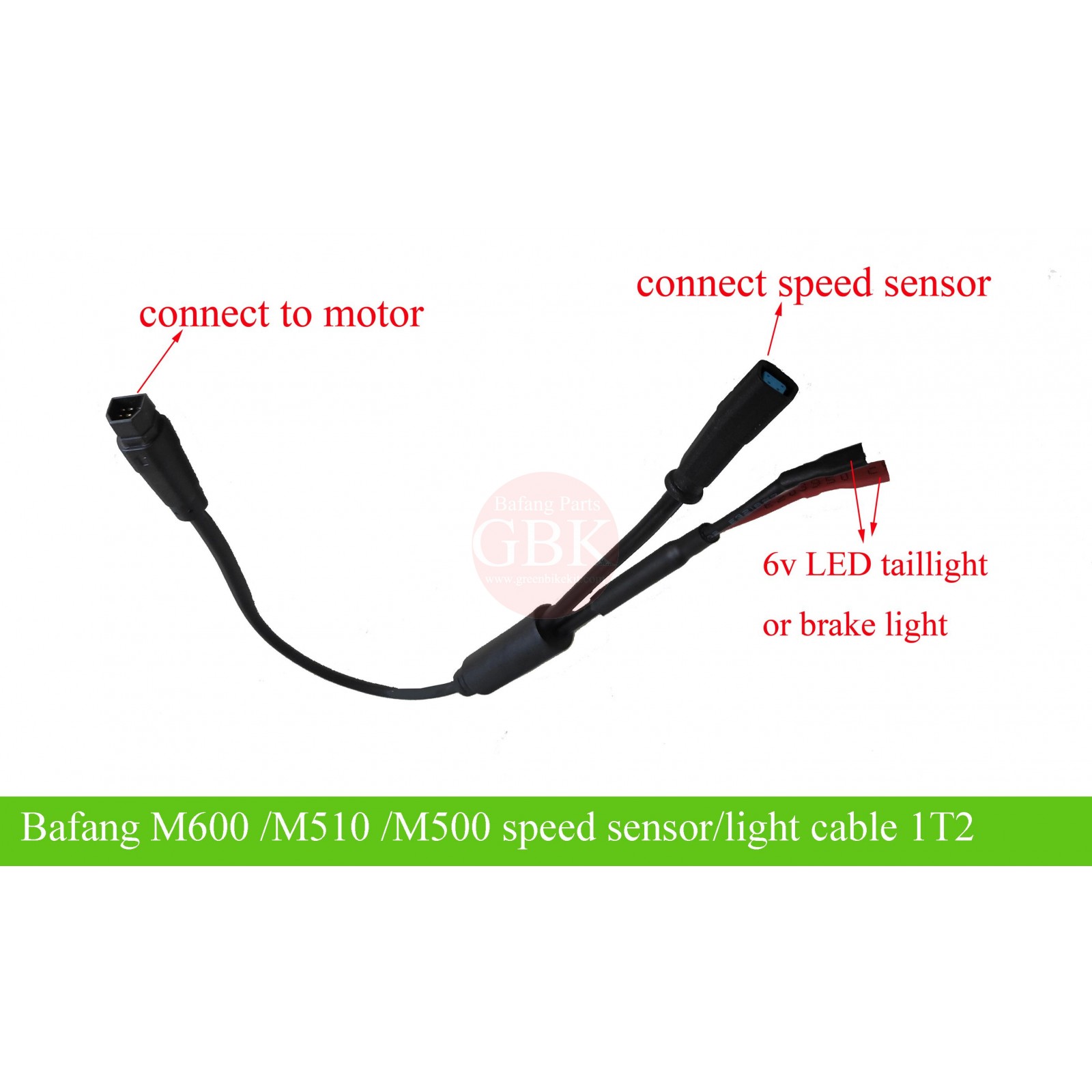 Bafang M560 M600 M500 M510 m410 M200 M820 speed sensor /light cable ...
