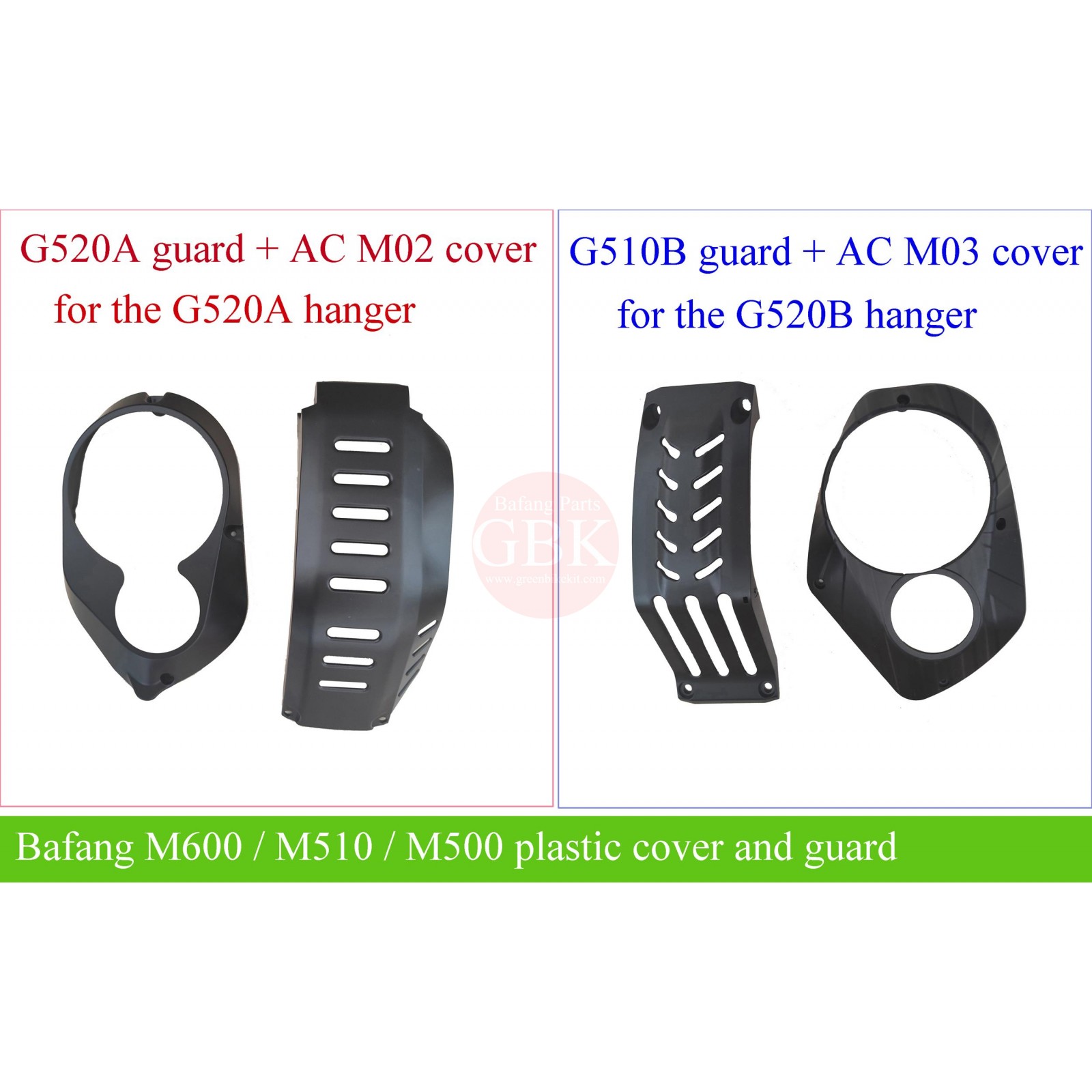 Bafang M600 M500 plastic guard G520A G520B cover-greenbikekit.com BBS, ebike batteries, Bafang ...