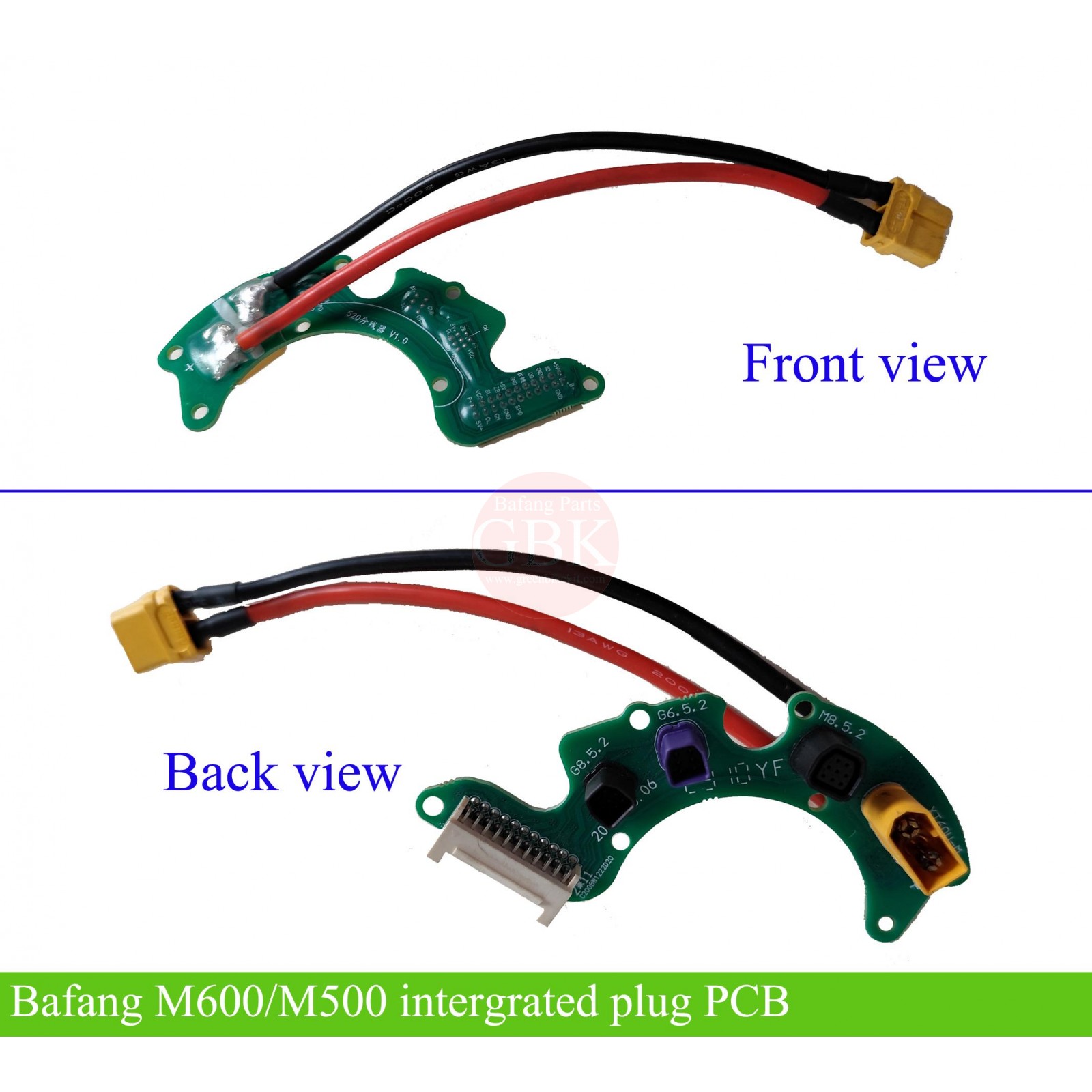 Bafang M600 M500 M510 M560 power plug pcb-Greenbikekit.com BBS, ebike ...