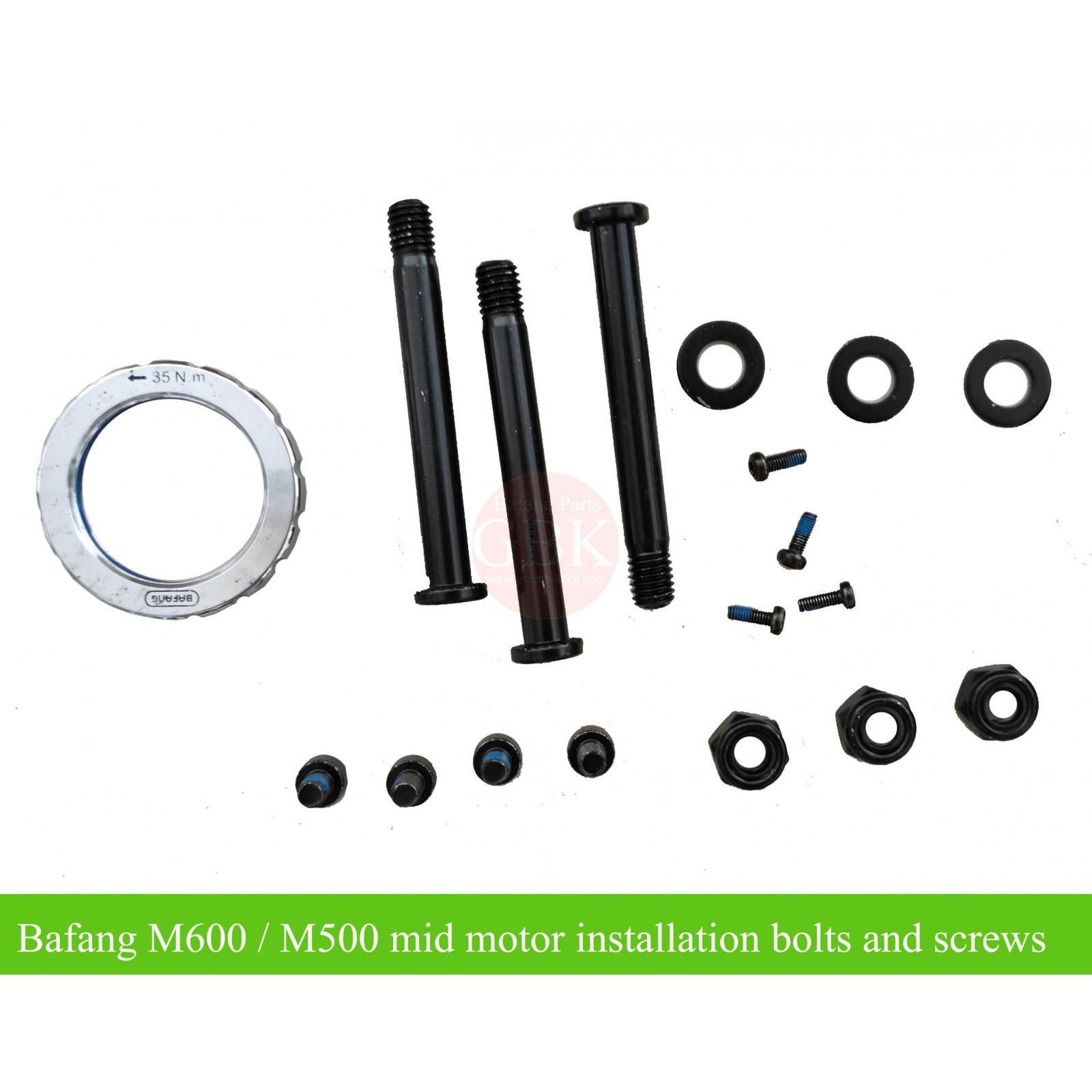 Bafang M500 M600 mid motor installation bolts/screws-greenbikekit.com ...
