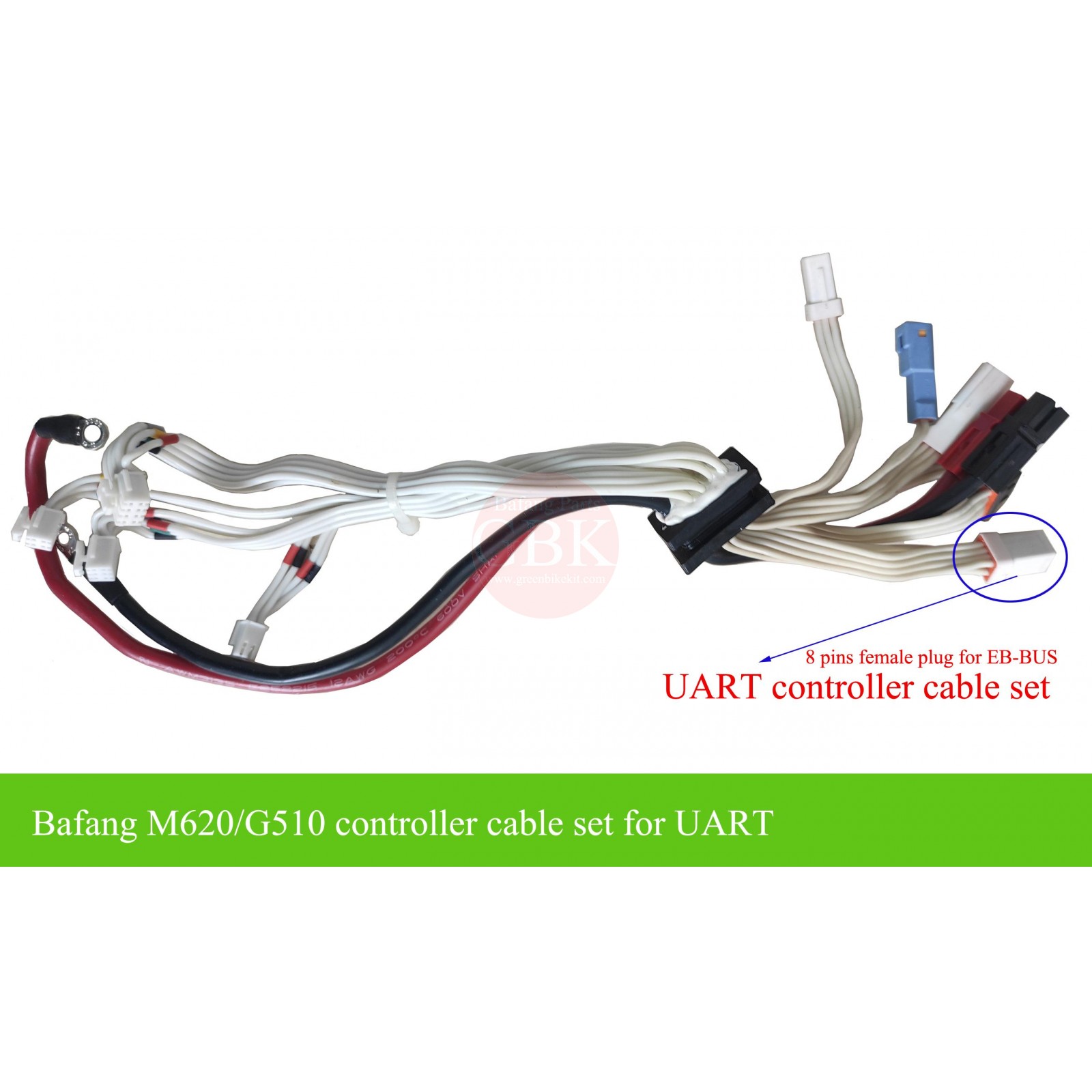 Bafang M620/G510 controller cable set-Greenbikekit.com BBS, ebike ...