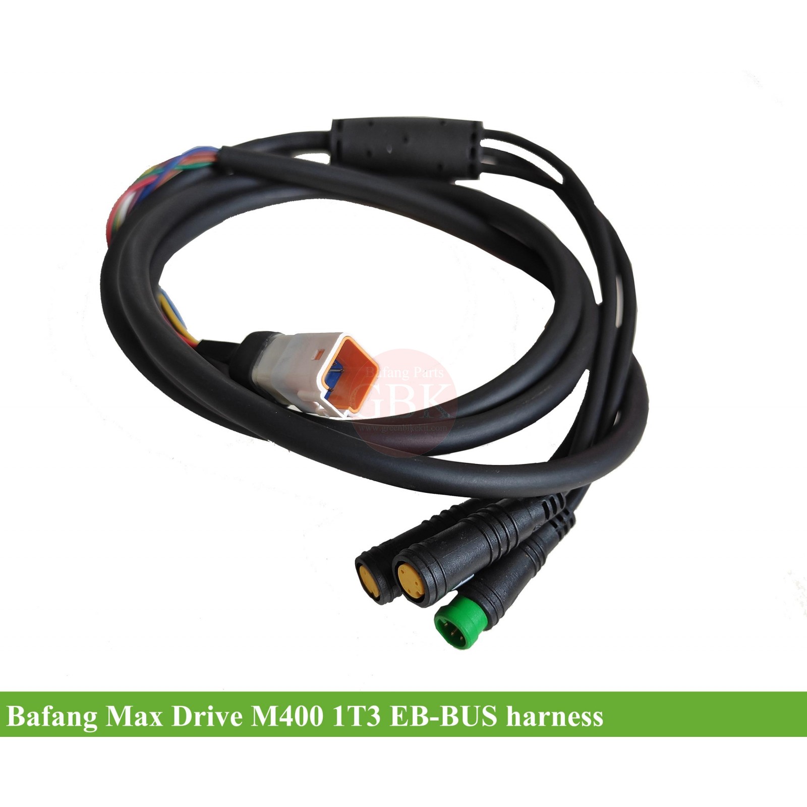 Bafang max drive cable/Bafang M400 harness EB-BUS 1T3 for replacement-greenbikekit.com BBS ...