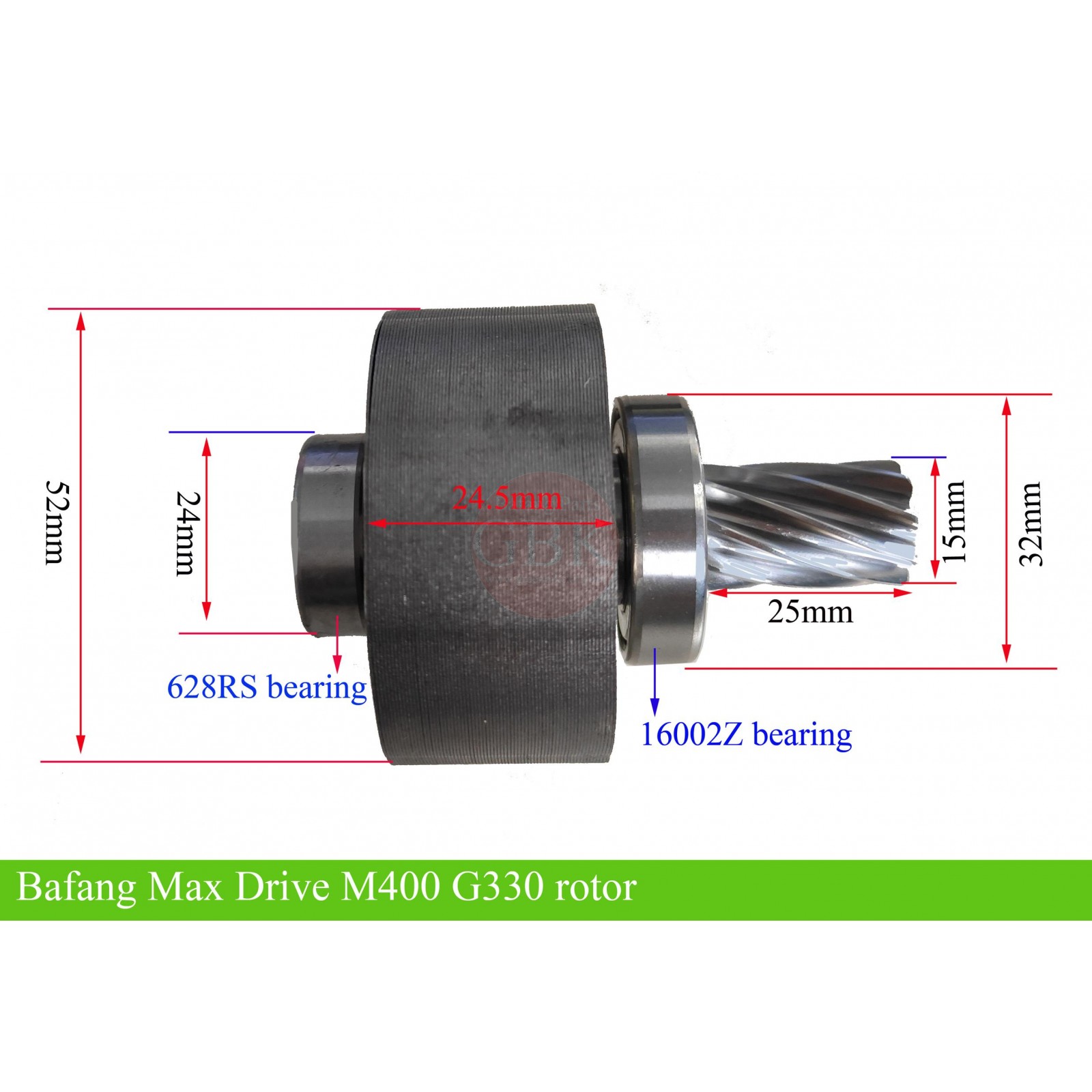 Bafang G330 M400 250w/350w motor stator, rotor, windings, motor core ...
