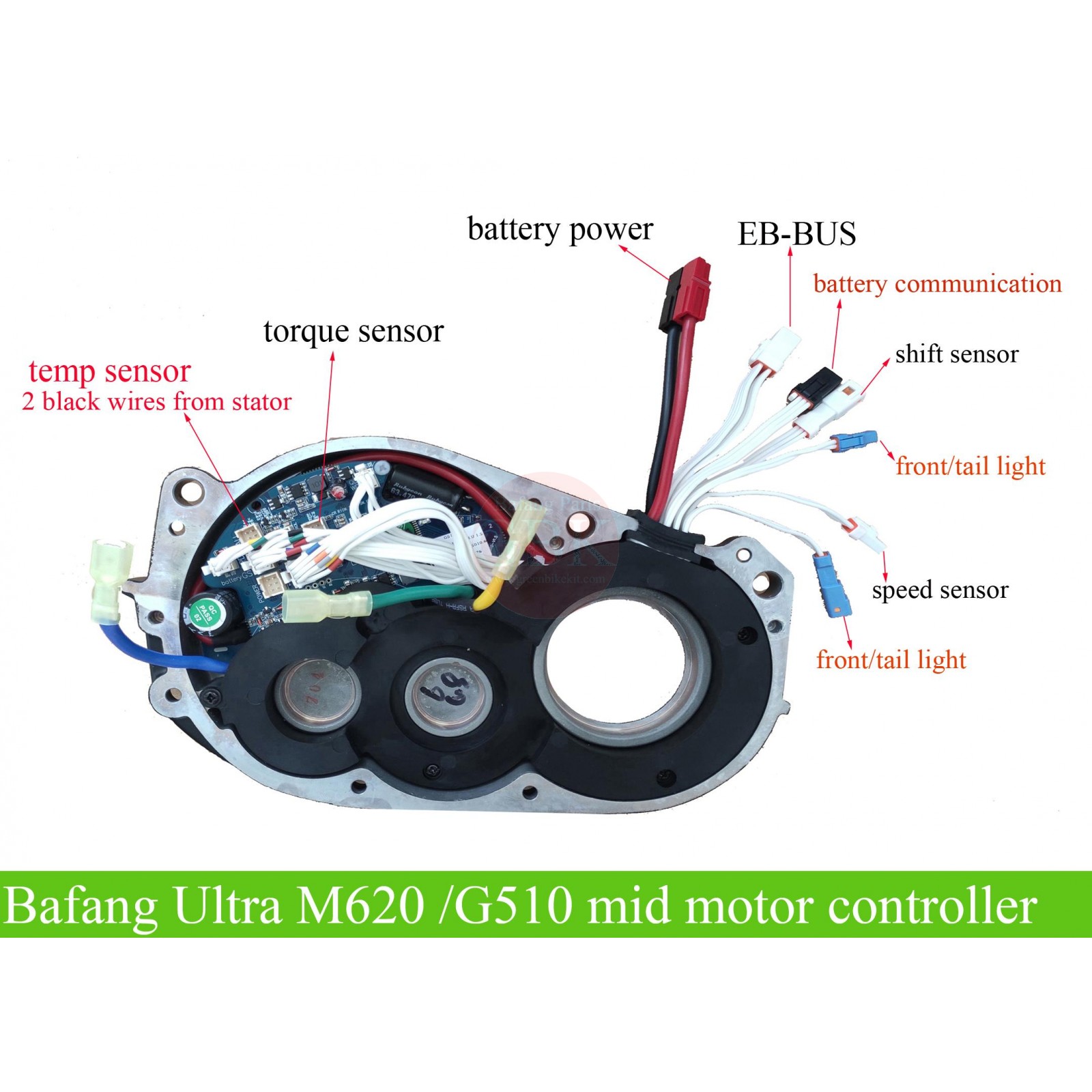Bafang ultra M620 motor controller 48V/52V for replacement-greenbikekit ...