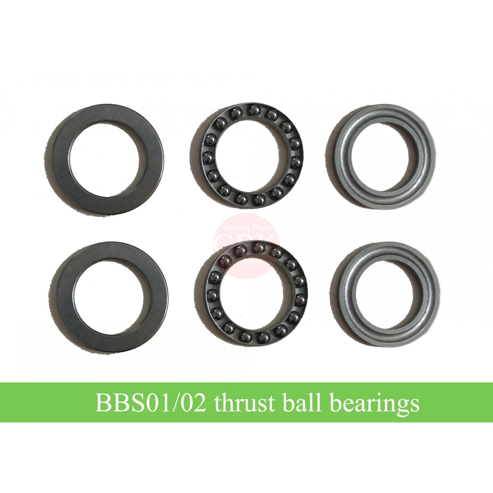 Bafang bbs01/bbs02/bbs03/bbshd thrust ball bearing/axle retaining nut ...