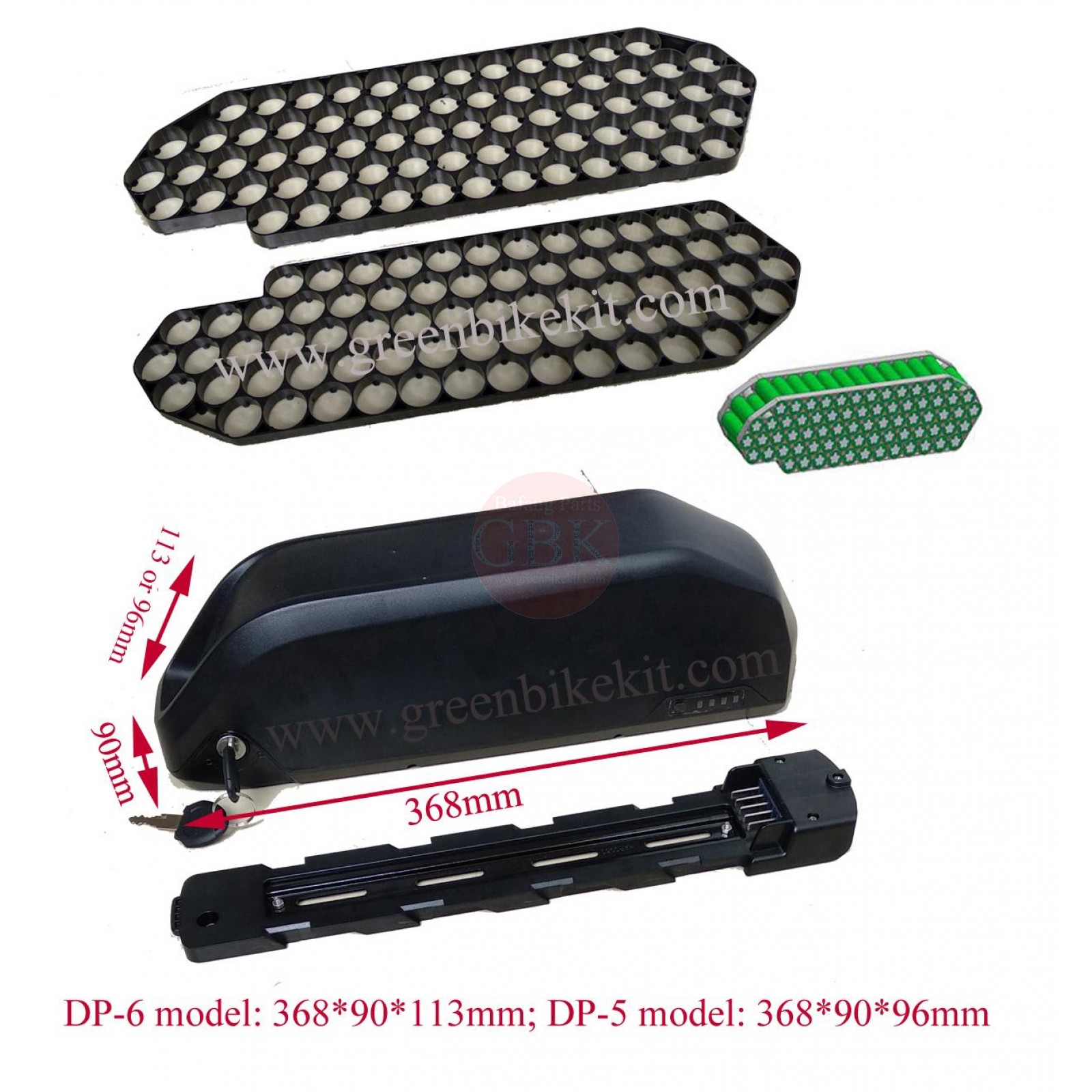 e-bike Jumbo shark new polly dp-6/dp-9 case for 70pcs/91pcs 18650 cells ...