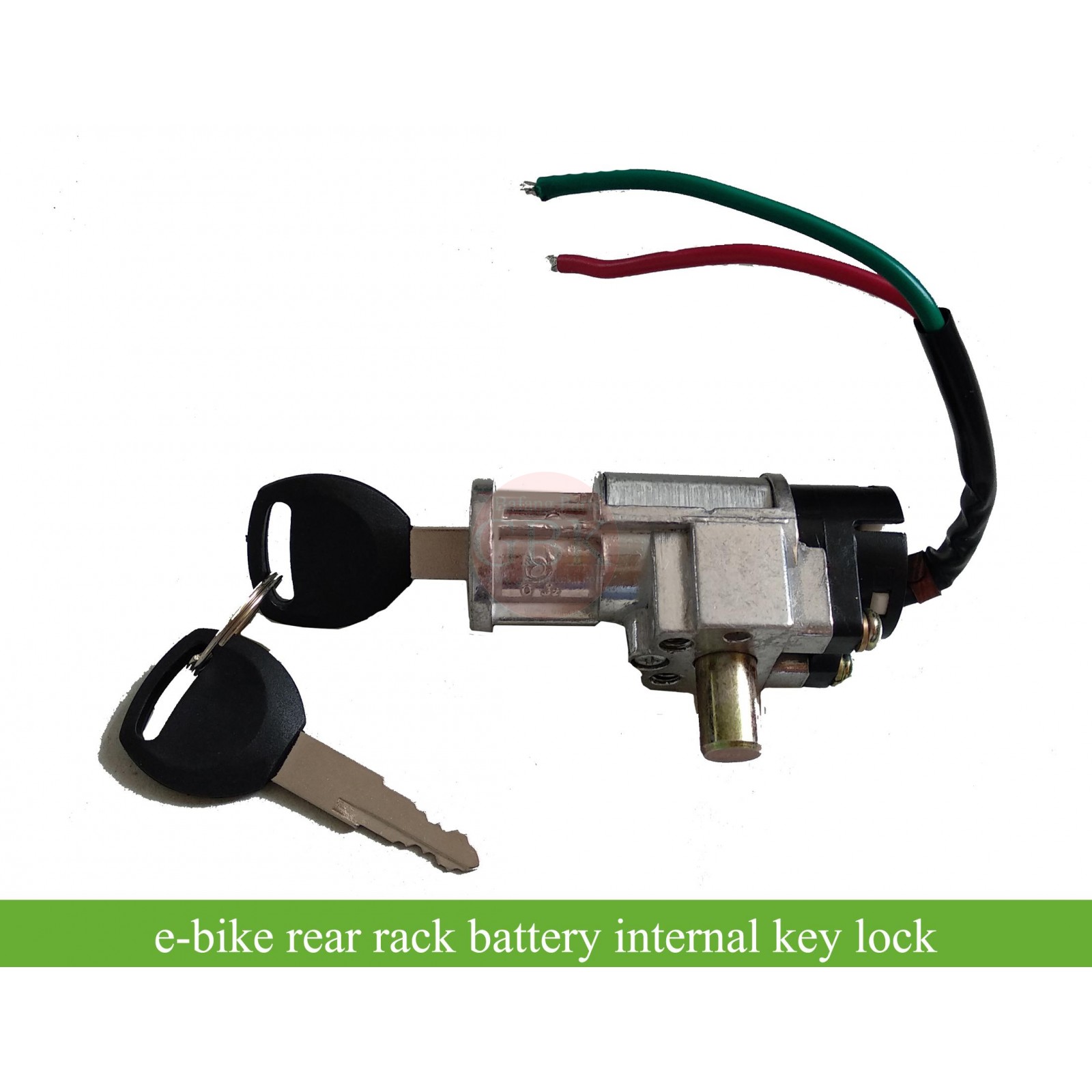 Key set for electric bicycle lithium rear rack battery case ...