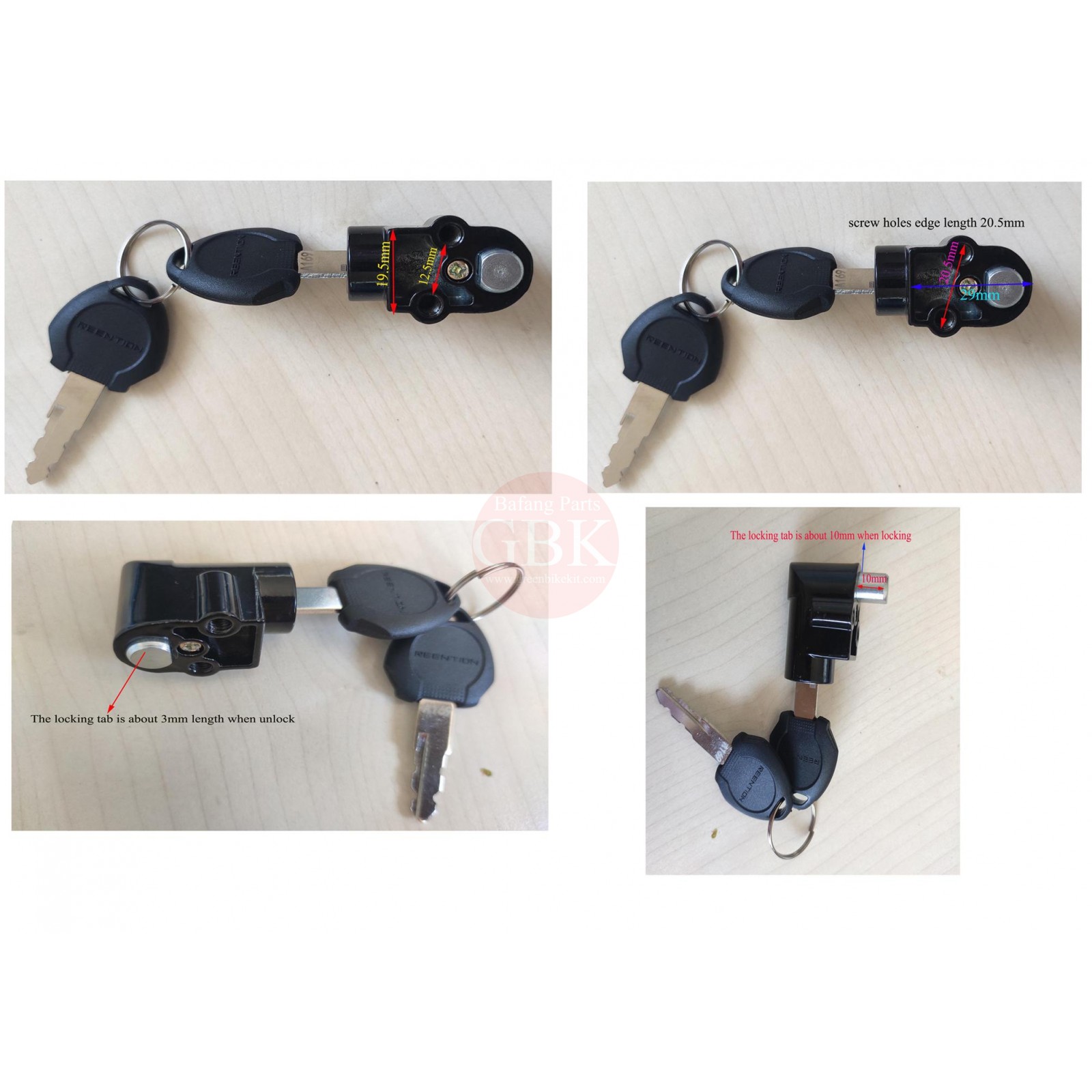 Reention new polly battery key lock/Jumbo shark new polly battery key ...