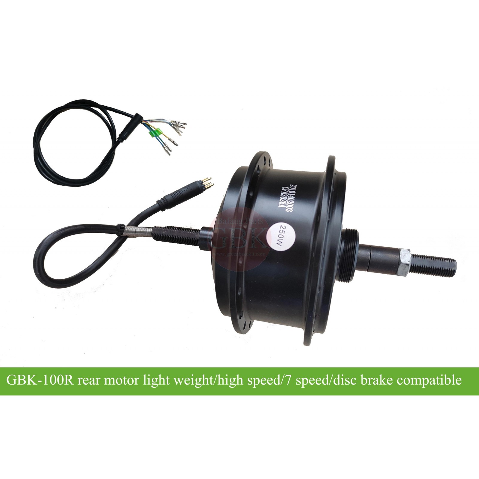 rear hub motor, 36v brushless dc motor. high speed bldc for electric ...