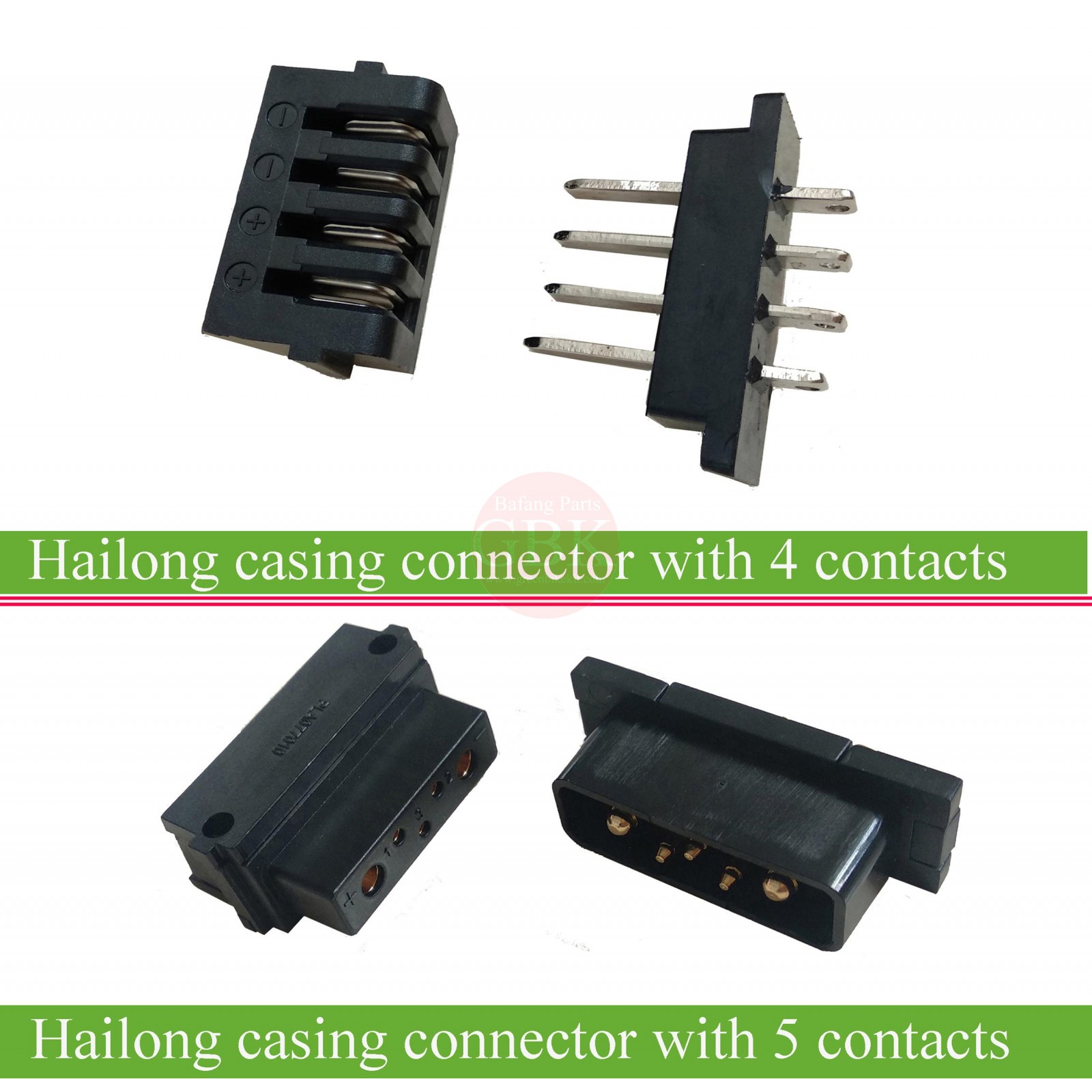 Hailong 01/02/03 casing battery discharging connector(4 pin /5 pins /6 ...