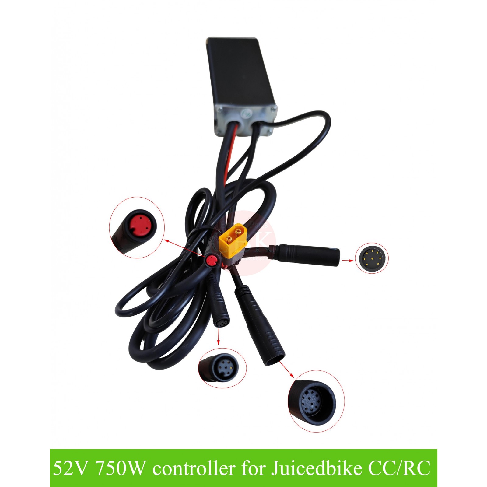 Juiced CrossCurrent/RipCurrent controller 52V750W-Greenbikekit.com BBS ...