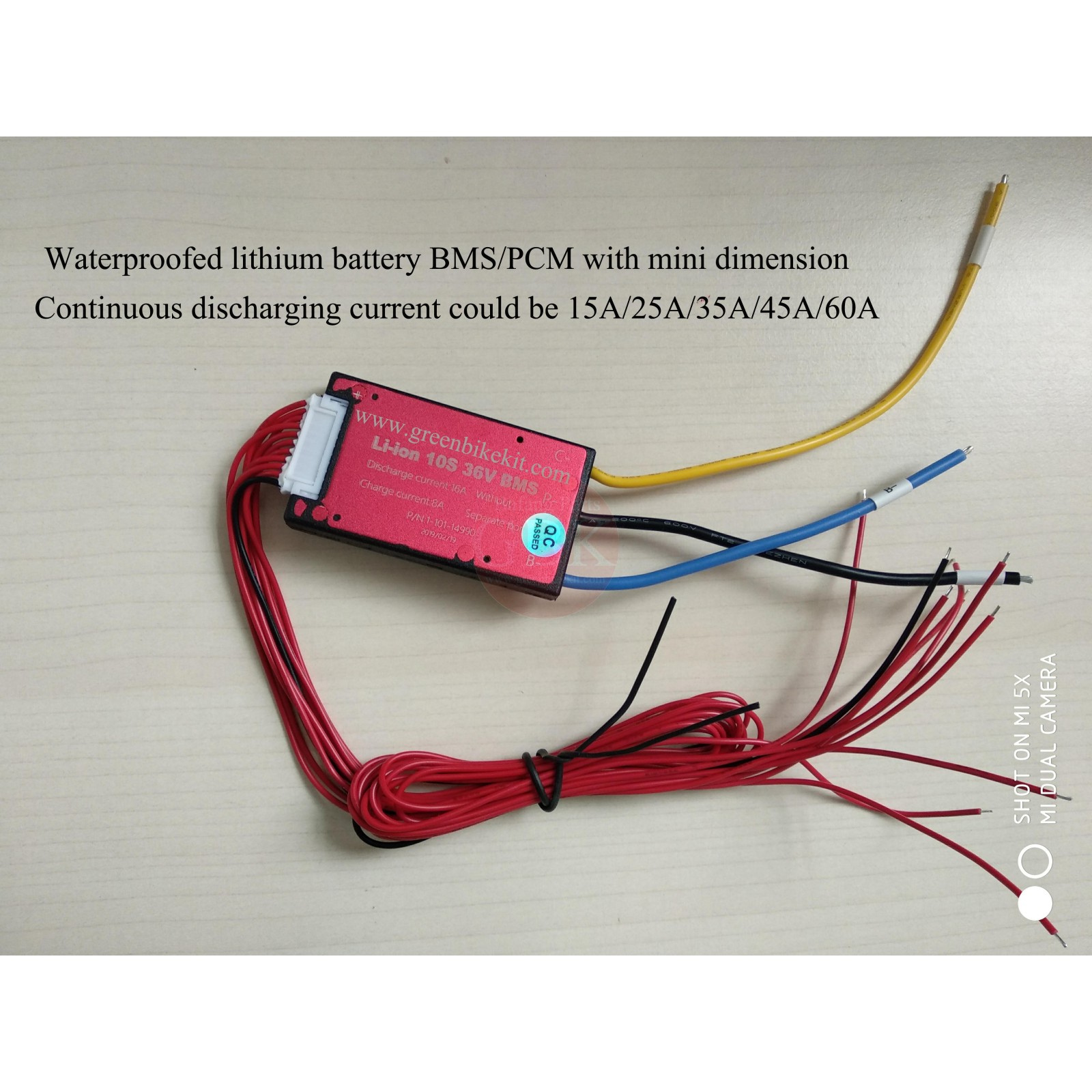 daly 36v 10s lihtium battery BMS with balance-Greenbikekit.com BBS ...