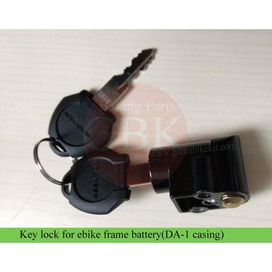 Ebike dolphin/frame battery key lock/Jumbo shark new polly battery key ...